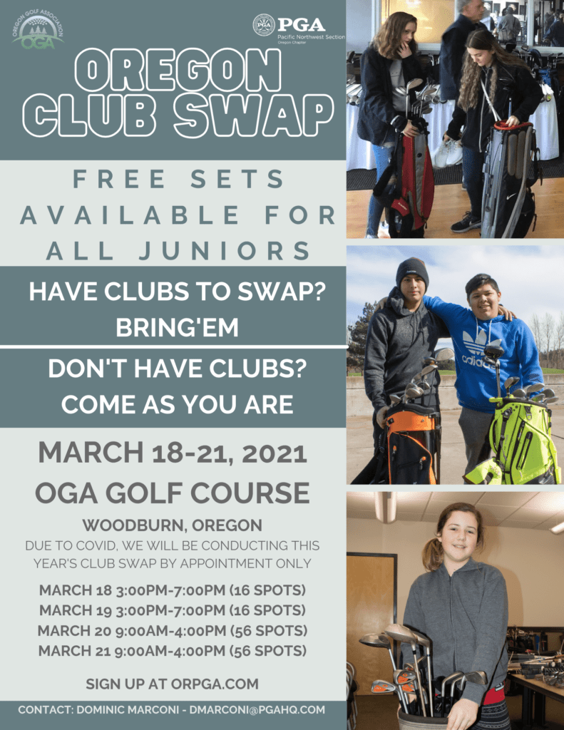 Oregon Club Swap – Register Now | Oregon Chapter PGA