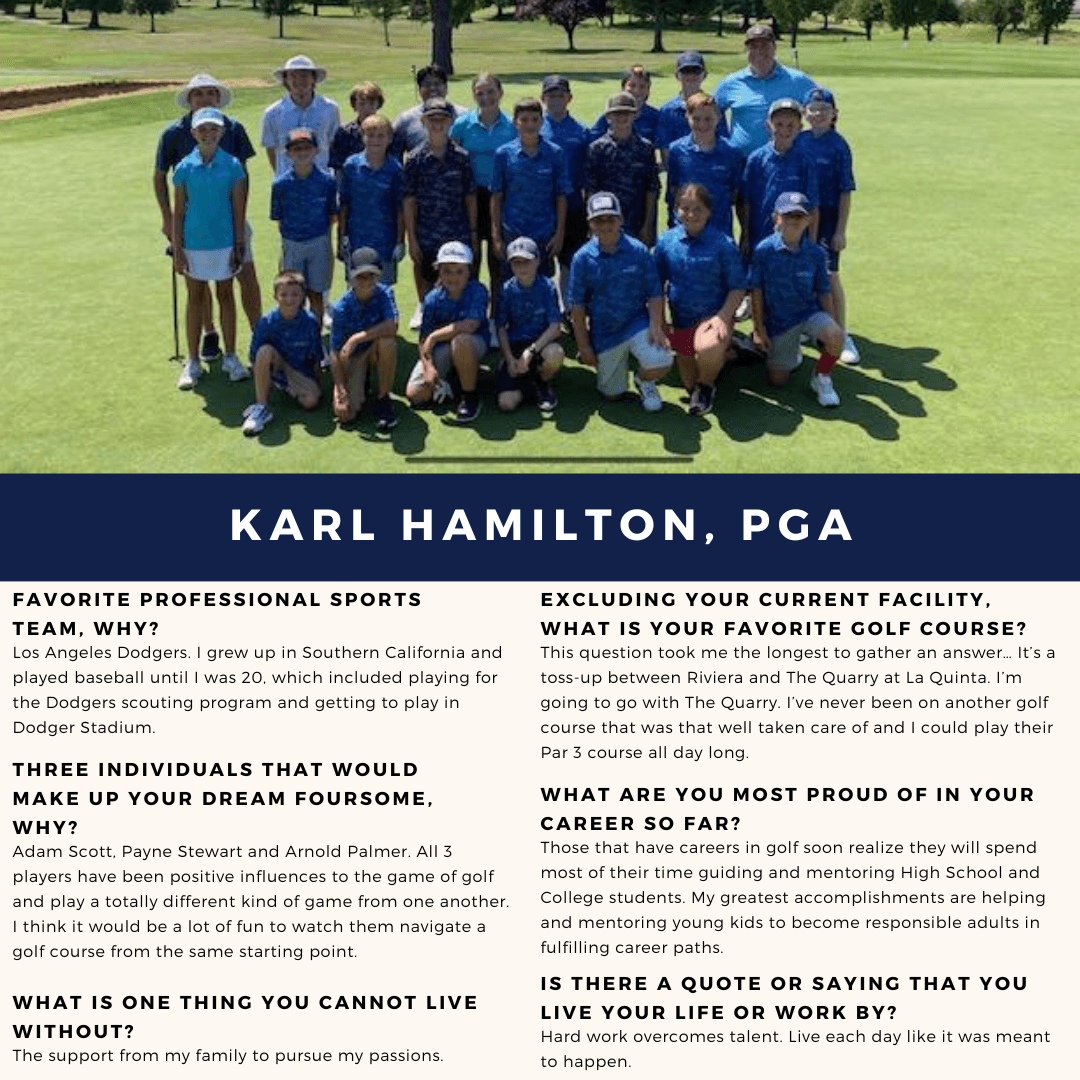 OPGA Spotlight – Karl Hamilton, PGA | Oregon Chapter PGA