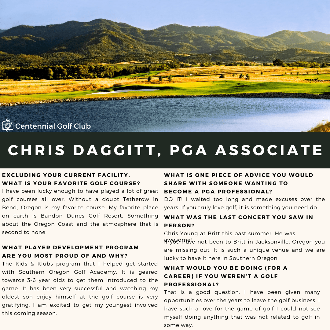 OPGA Spotlight – Chris Daggitt, PGA Associate | Oregon Chapter PGA