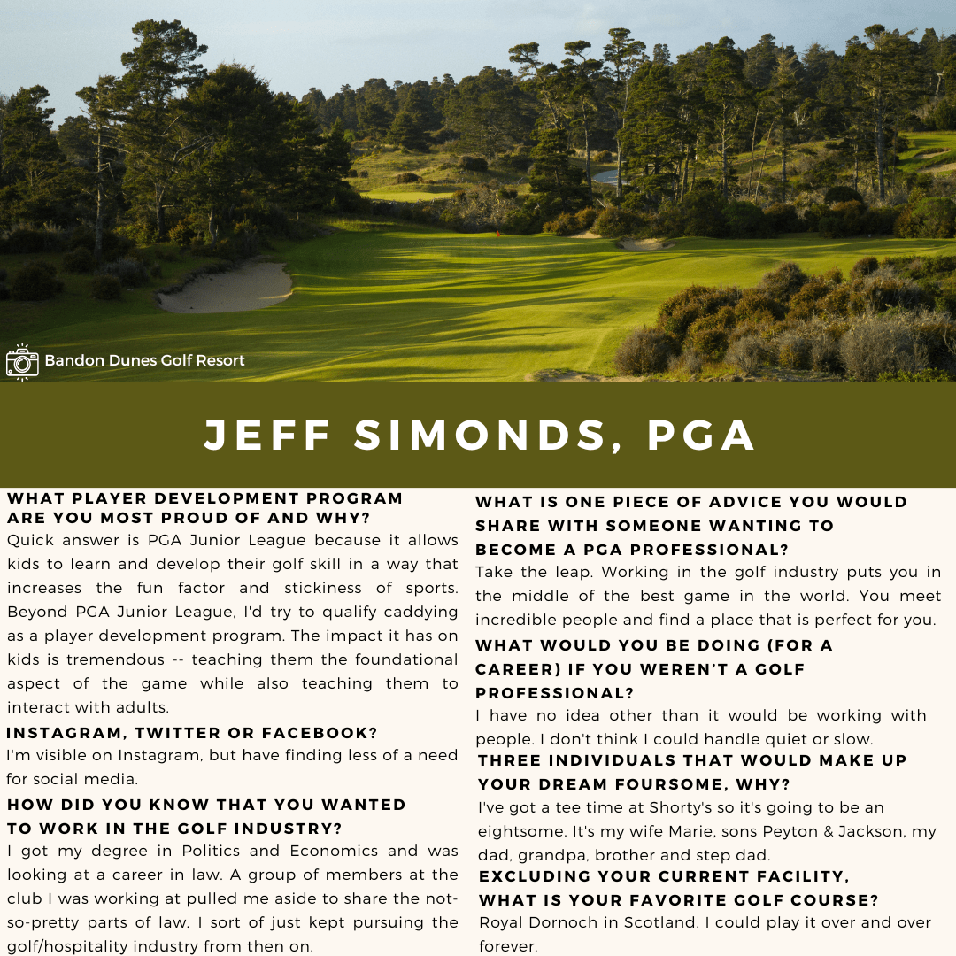 OPGA Spotlight – Jeff Simonds, PGA | Oregon Chapter PGA